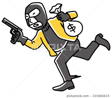 robbery - Stock Illustration [103868814] - PIXTA