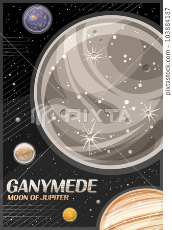 Vector Poster for Ganymede - Stock Illustration [103884187] - PIXTA
