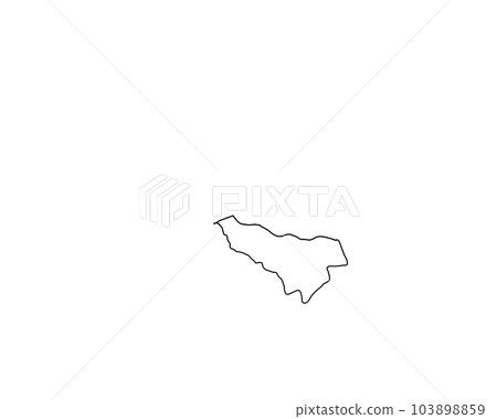 Tokyo topographic map - Stock Illustration [103898859] - PIXTA