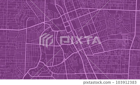 Detailed map poster of Medan city, linear print...-插圖素材 [103912383 ...