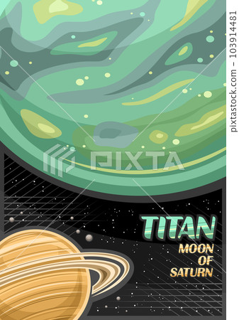 Vector Poster for Titan - Stock Illustration [103914481] - PIXTA