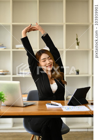 Relaxed Office Worker