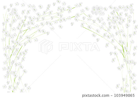 Kasumi grass flower card 3 - Stock Illustration [103949865] - PIXTA