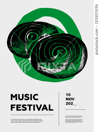 Cymbal, Drum. Music festival poster. Percussion... - Stock Illustration ...