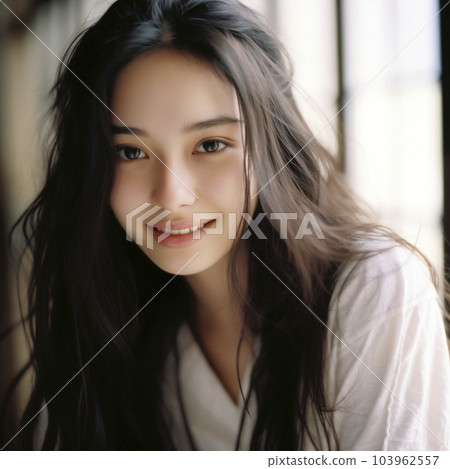 醒來的女人美麗裸露的皮膚（生成 AI）-插圖素材 [103962557] - PIXTA圖庫