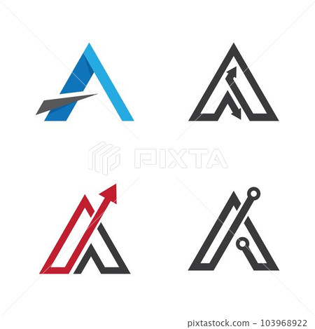 Letter a symbol illustration - Stock Illustration [103968922] - PIXTA