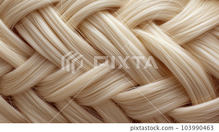 Close-up of braided blonde hair, beauty and... - Stock Illustration ...