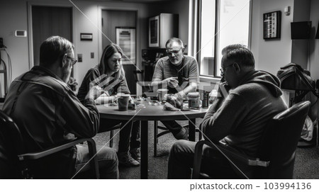 Diverse people mingling at an event talking...-插圖素材 [103994136] - PIXTA圖庫