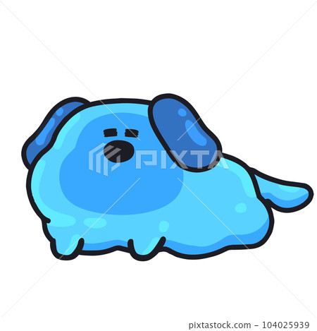 Slime dog_02 - Stock Illustration [104025939] - PIXTA
