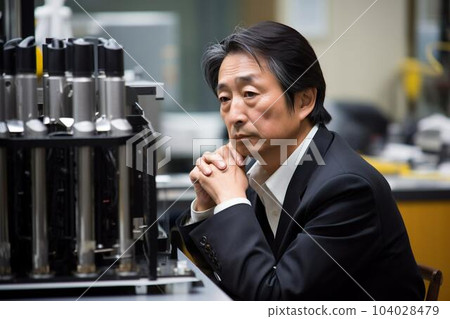 Worried president, director, manager, leader - Stock Illustration ...