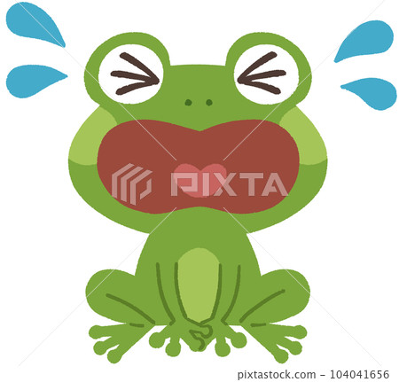 crying frog - Stock Illustration [104041656] - PIXTA