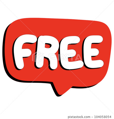 Marketing sale free promotion - Stock Illustration [104058054] - PIXTA