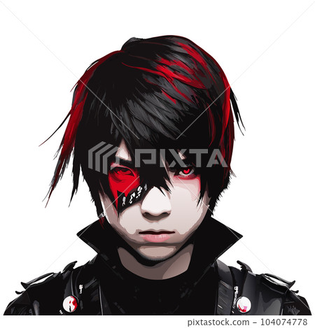 Gothic Boys: AI Generated - Stock Illustration [104074778] - PIXTA