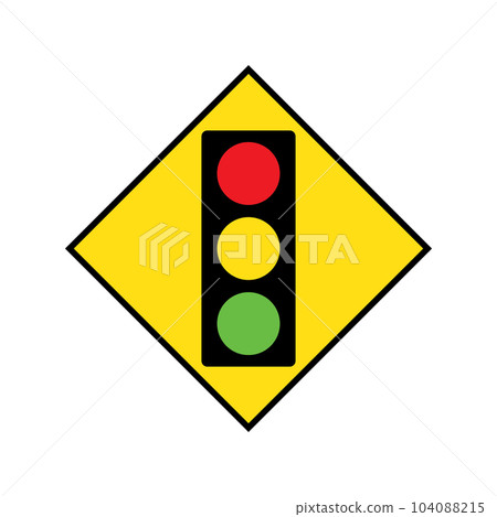 red light traffic sign icon - Stock Illustration [104088215] - PIXTA