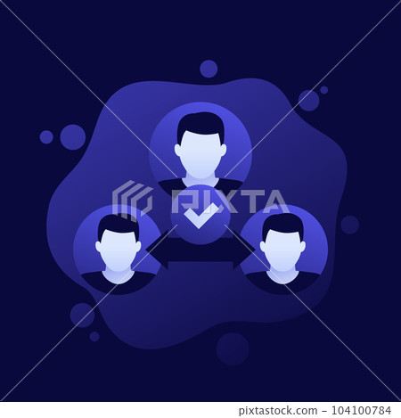 broker or third party icon, vector design - Stock Illustration ...