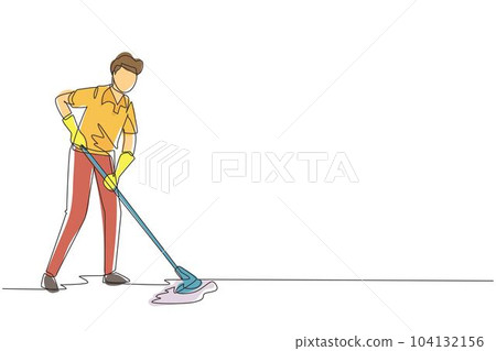 Janitor Mopping Pros At Cleaning Our Janitorial Services Are