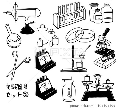 Chemistry Lab Equipment Drawings Borosilicate Glass Round Laboratory