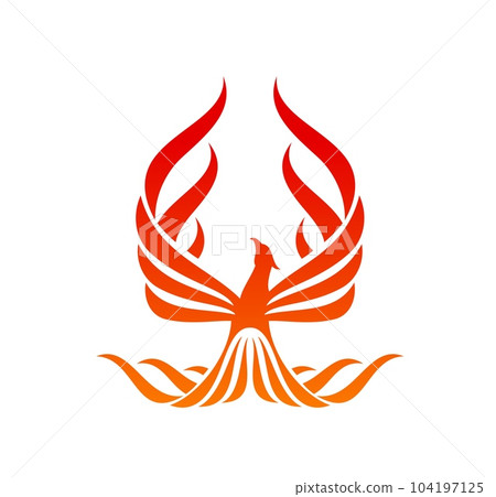 Catching Fire Symbol Silhouette