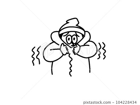 cold man - Stock Illustration [104228434] - PIXTA