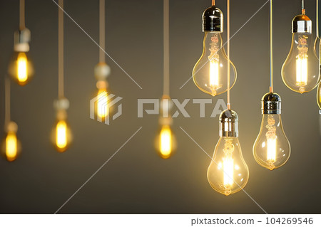 Some light bulb composition that showcases... - Stock Illustration ...