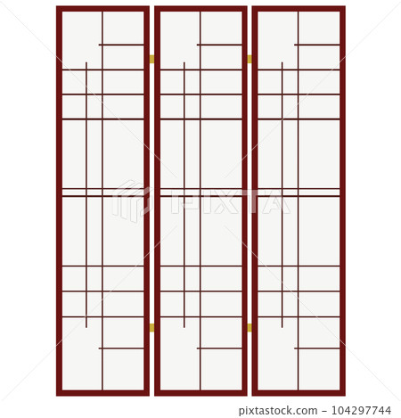 Illustration material vector of shoji screen... - Stock Illustration ...