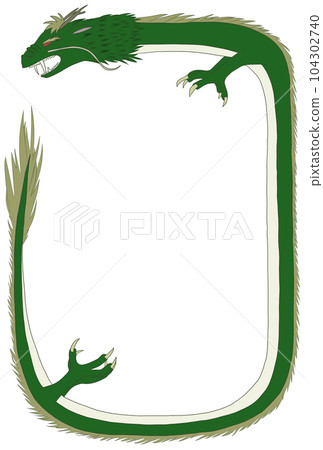 dragon frame - Stock Illustration [104302740] - PIXTA