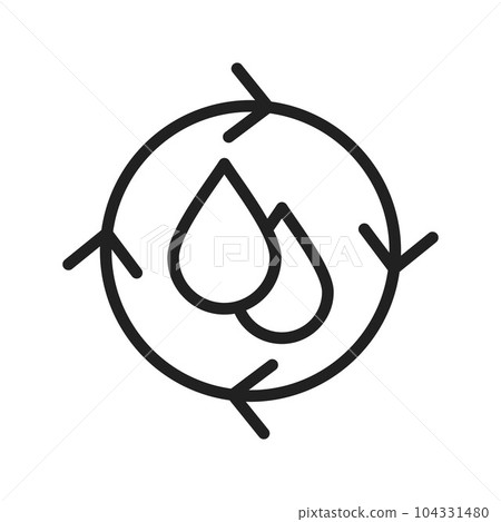 Water Conservation Symbol Conserve Water Sign Hi Res Stock Photography