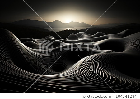 Asphalt perspectives: abstract horizons,... - Stock Illustration ...