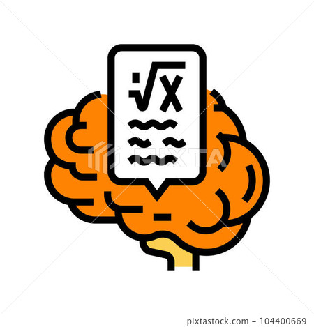 Mathscience Symbols Math Science Education School Icons Set Vector