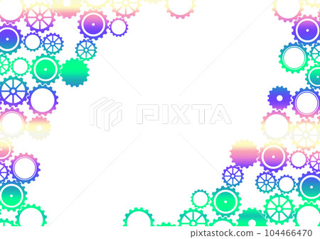 gradient gear frame - Stock Illustration [104466470] - PIXTA
