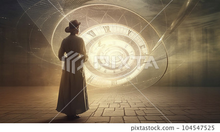 Time travel image AI illustration - Stock Illustration [104547525] - PIXTA