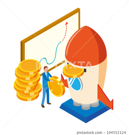 Preparing to increase assets - Stock Illustration [104552124] - PIXTA