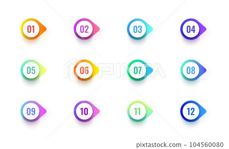 Numbered List Icon List Numbers Free Vector Icons On Creazilla.com
