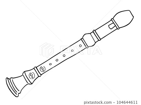 Line drawing simple illustration recorder - Stock Illustration ...