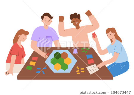 Spend Time With Friends Cartoon