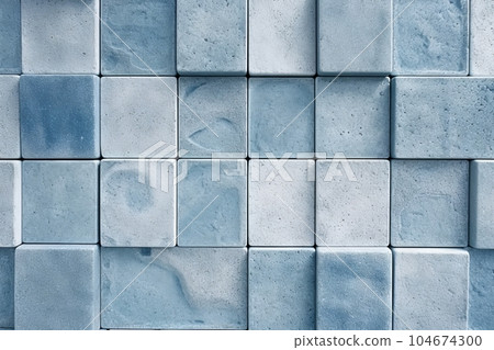 Pale blue bumpy tile wall: AI work - Stock Illustration [104674300] - PIXTA
