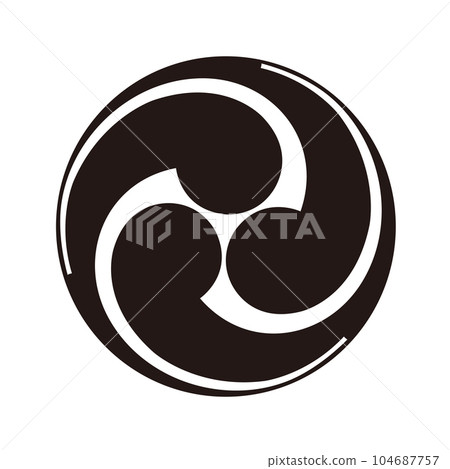 Family crest Tomoe - Stock Illustration [104687757] - PIXTA
