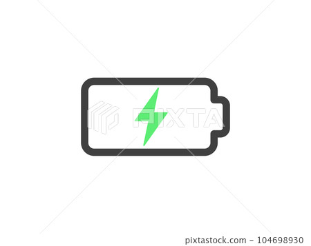 simple charging icon - Stock Illustration [104698930] - PIXTA
