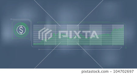 Simple infographic of dollar exchange rate growth. - Stock Illustration ...