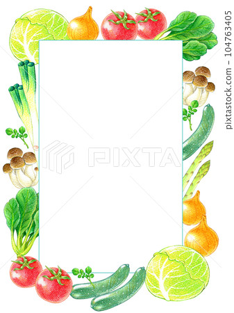 Illustration frame material of various kinds of... - Stock Illustration ...