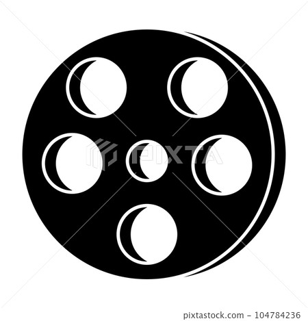 Video Camera Film Tape Reel vector - Stock Illustration [104784236] - PIXTA