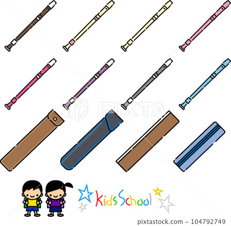 recorder set - Stock Illustration [104792749] - PIXTA