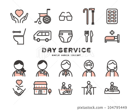 Vector illustration material of simple and cute... - Stock Illustration ...