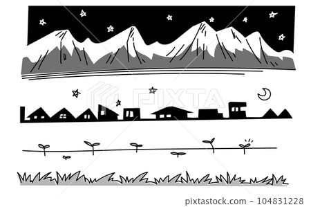 loose line drawing set - Stock Illustration [104831228] - PIXTA