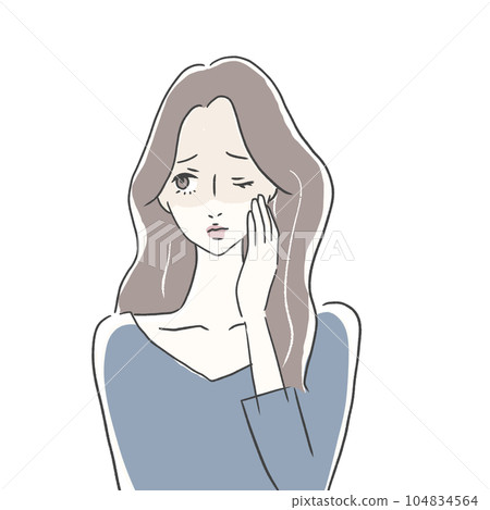 Illustration of women troubled - Stock Illustration [104834564] - PIXTA