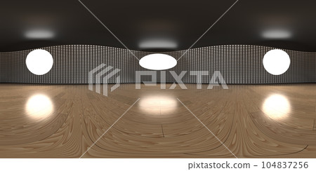 VR 360 studio panorama with reflections.... - Stock Illustration ...