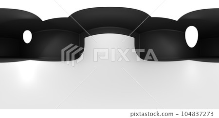 VR 360 studio panorama with reflections.... - Stock Illustration ...
