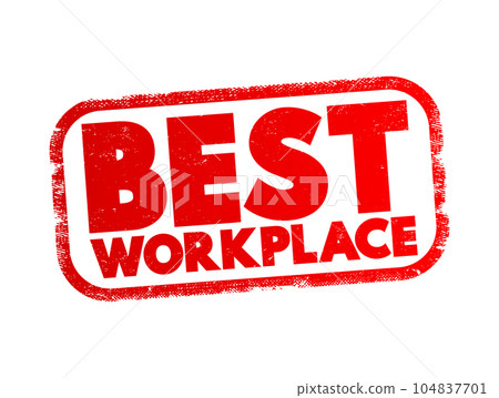 Best Workplace text stamp, concept background - Stock Illustration [104837701] - PIXTA