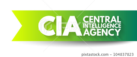 CIA - Central Intelligence Agency acronym,... - Stock Illustration ...
