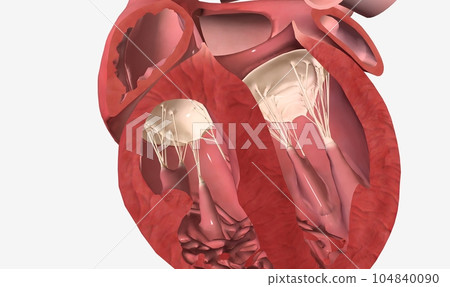 Patent foramen ovale (PFO) is an abnormal hole... - Stock Illustration ...